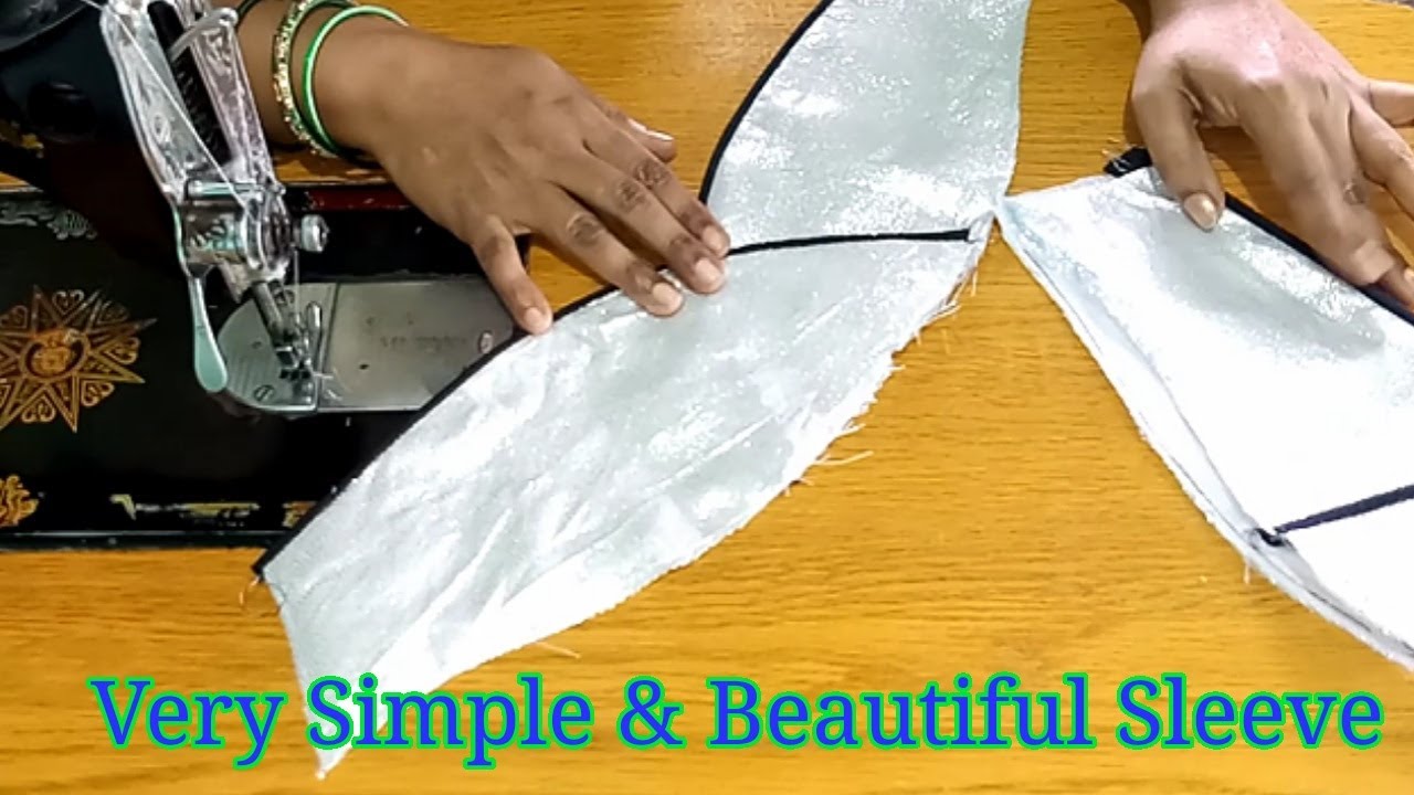 Tulip Sleeves Design Cutting & Stiching/ Fish Cut Sleeves Cutting ...