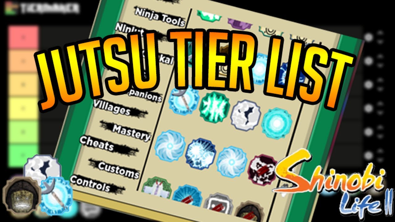 JUTSU TIER LIST | RANKING EVERY JUTSU in Shinobi Life 2 | Roblox - YouTube