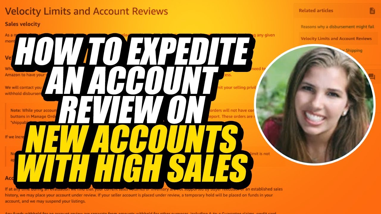 How to Expedite an Account Review on New Accounts with High Sales - YouTube