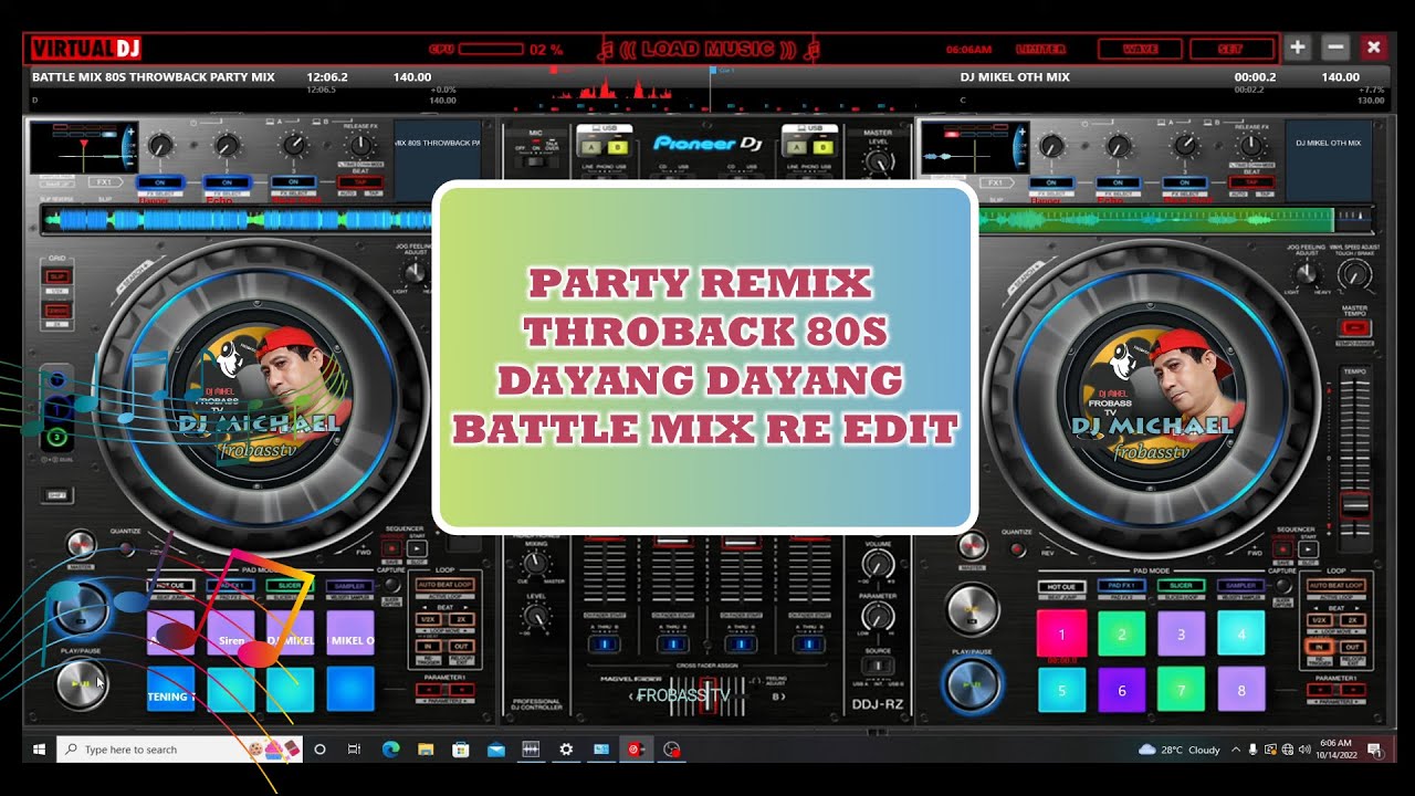 PARTY REMIX THROWBACK 80S BATTLE MIX - YouTube