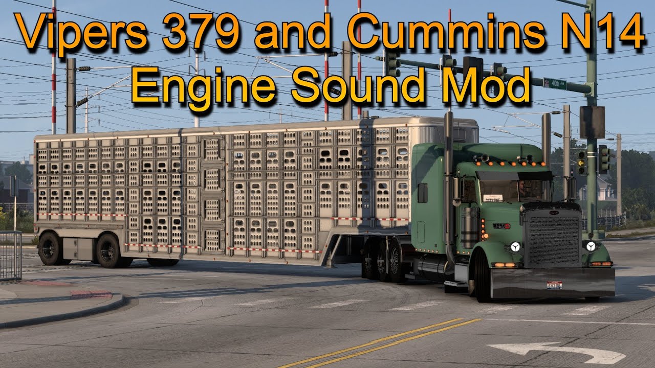 Load of Cattle to Denver with Vipers 379 and Cummins N14 Sound Mod ...