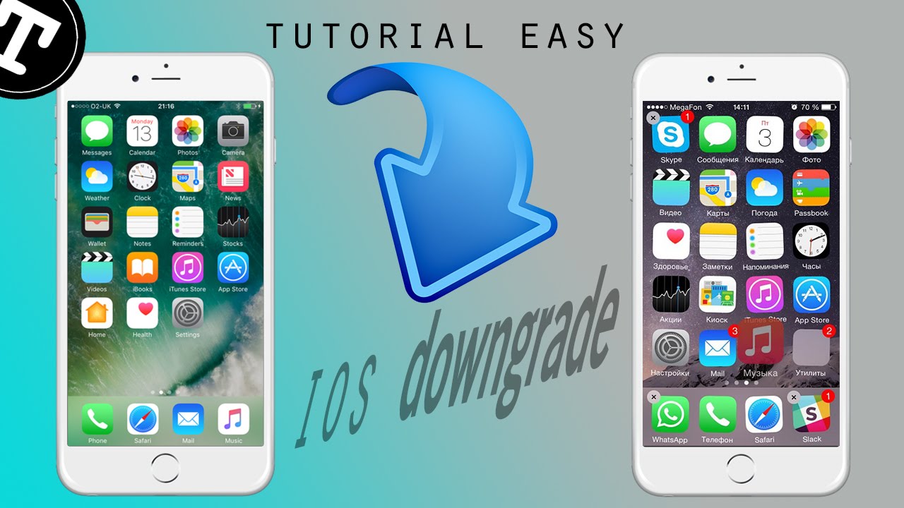 How to DOWNGRADE any Ios versions(signed)..TUTORIAL - YouTube