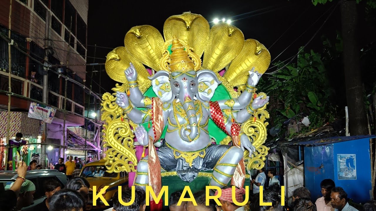 GANESH PUJA 2024|GANESH IDOL GOING TO PANDAL FROM KUMARTULI|KUMARTULI ...