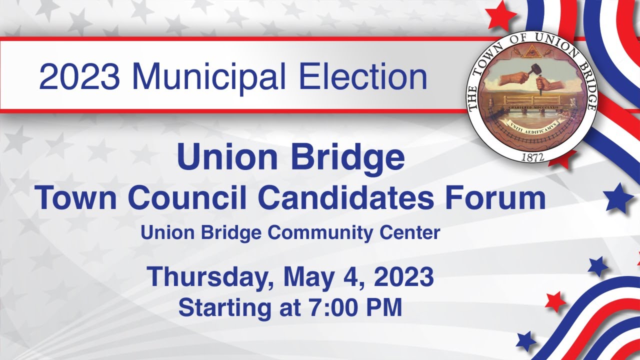Union Bridge Town Council Candidates Forum 5-4-2023 - YouTube