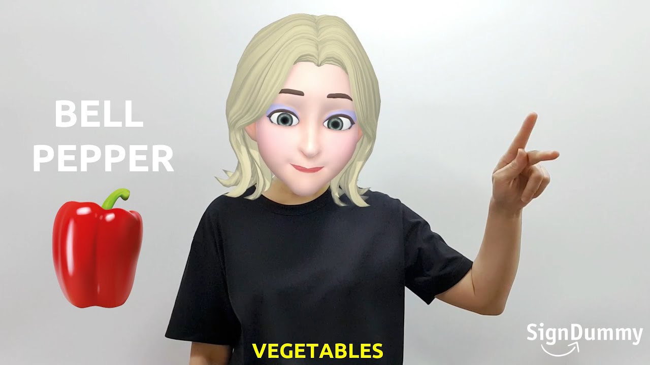 American Sign Language (ASL) Lesson: Vegetables - YouTube