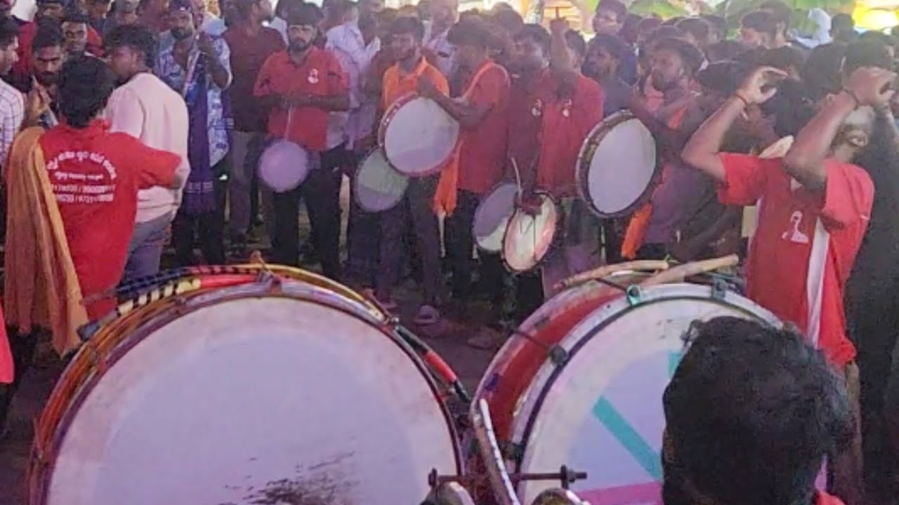 Amazing Tamate Beats Bangalore temple festival pallaki Utsava 2024 ...
