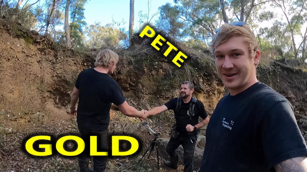 Detecting and Highbanking GOLD With @PetesGoldAdventures - YouTube
