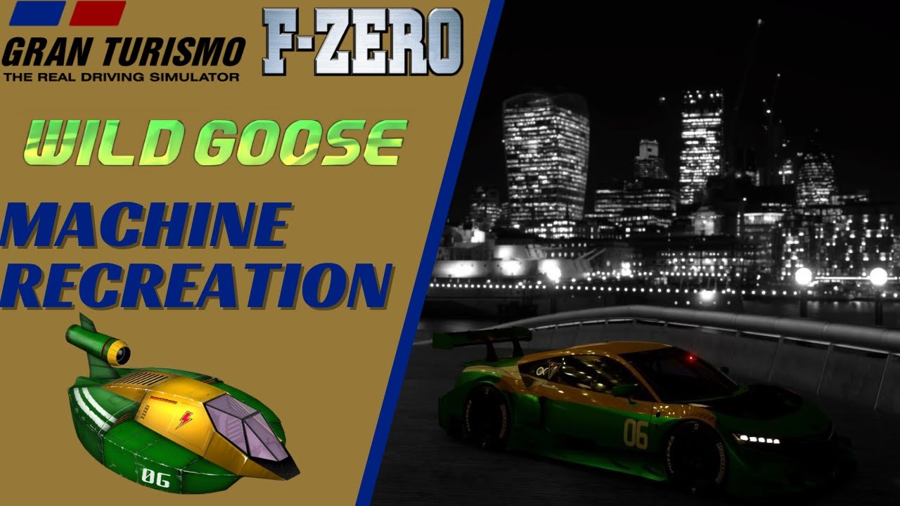 Gran Turismo 7: F-Zero Machine Recreation Wild Goose - YouTube