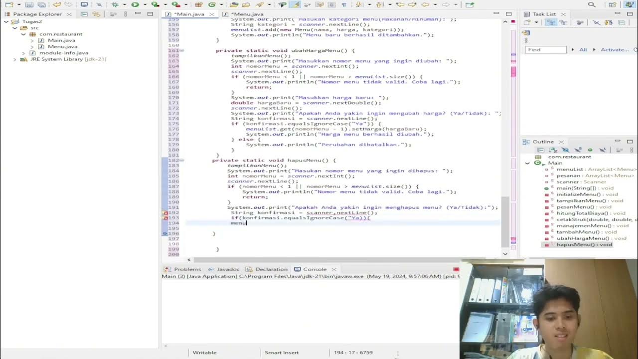 Tugas 2 Pemrograman berbasis desktop - YouTube