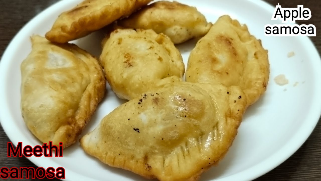 Apple samosa recipe|Meethi and healthy samosa recipe|Apple samosa\apple ...