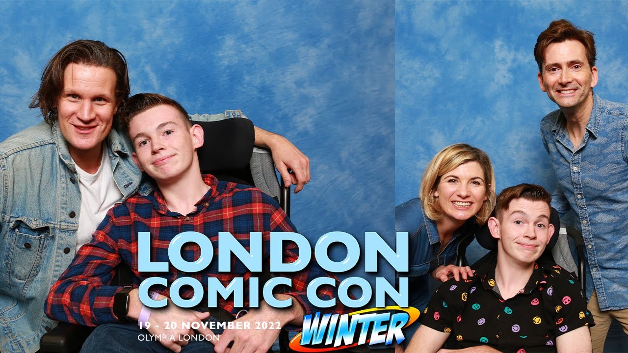 I Met Matt Smith, David Tennant & Jodie Whittaker! | London Comic Con ...