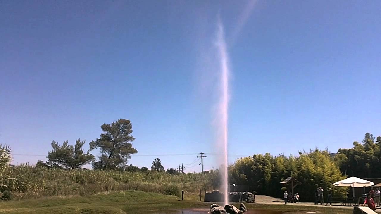 Old Faithful Geyser in Calistoga CA, in Napa Valley (Video 2) - YouTube