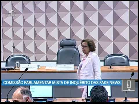 Deputada Joice Hasselmann (PSL-SP) depõe na CPI das Fake News