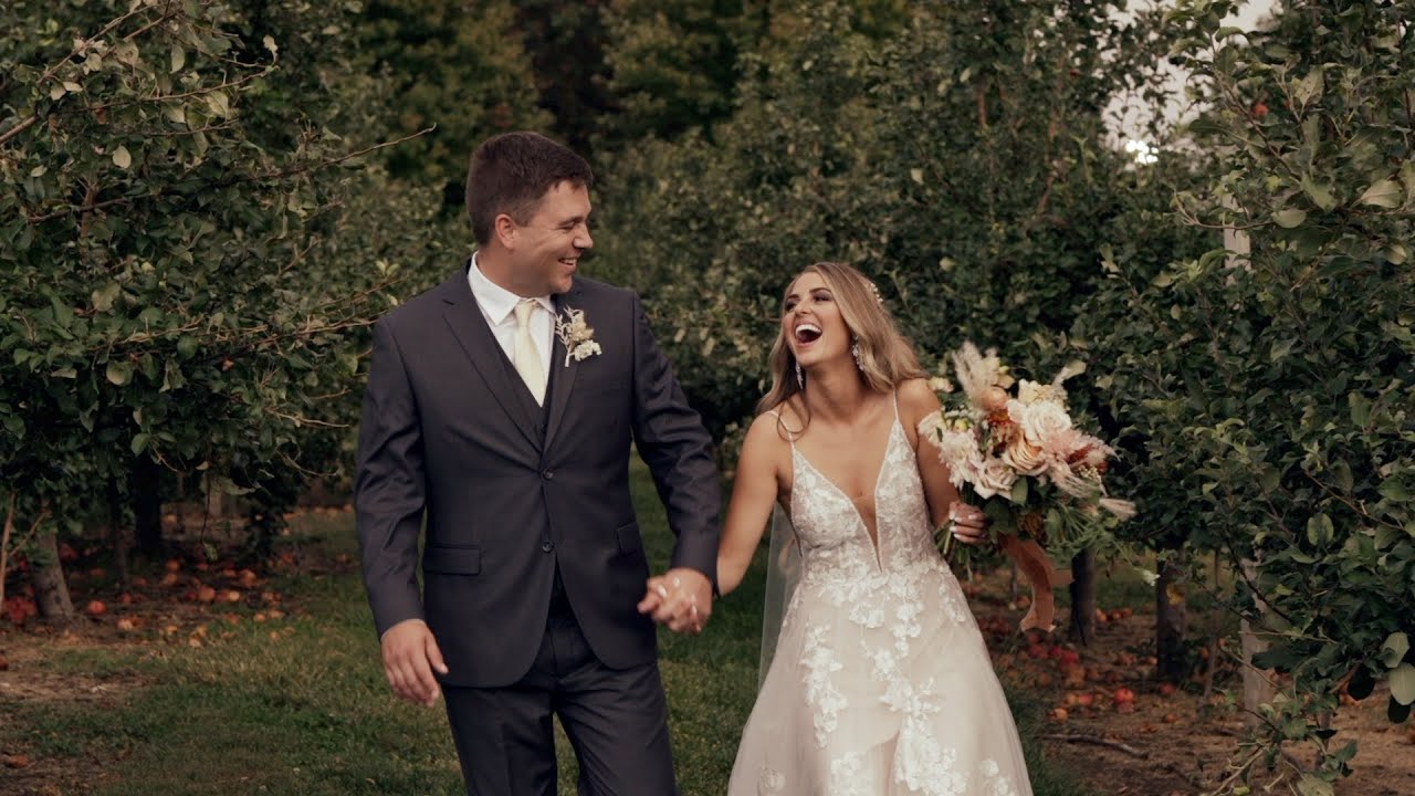 Rustic Chic Wedding Teaser of Bradyn & Lucas / Arbor Day Farms - YouTube
