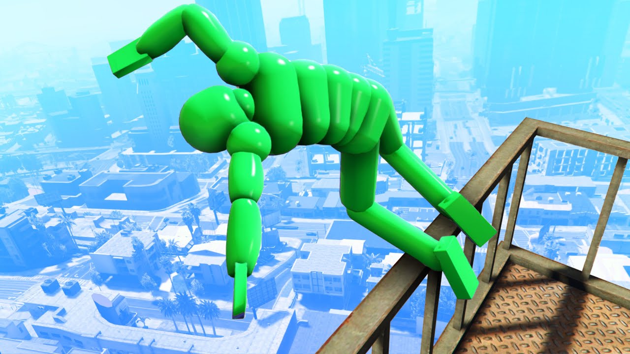 GTA 5 Dynamic Ragdolls and Water Fails - Euphoria Dudes - YouTube