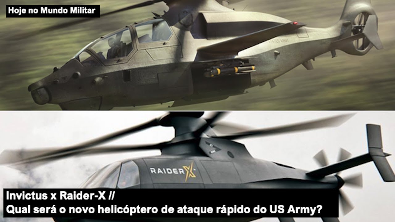 Invictus x Raider X – Qual será o novo helicóptero de ataque rápido do ...