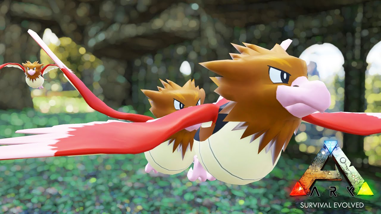 PROCURANDO SPEAROWS! POKÉMONS DA REDWOOD! POKEARK ARK SURVIVAL EVOLVED ...