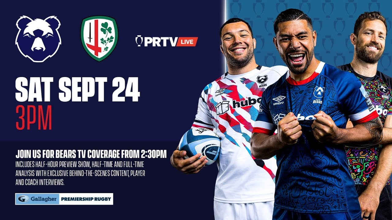 Bears TV Pre-match show: Bristol Bears vs London Irish - YouTube