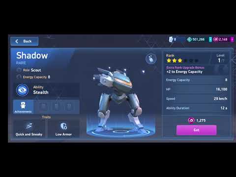 Unlock The shadow Mech Arena - YouTube