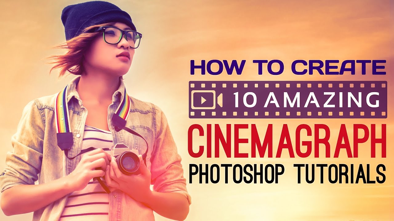 10 Amazing Cinemagraph Photoshop Tutorials - YouTube