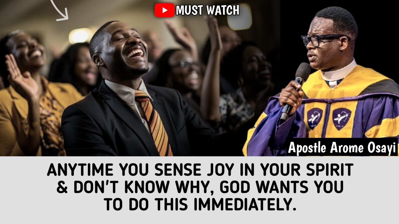 Anytime You Sense Joy In Your Spirit & Don't Know Why, God Wants You To ...