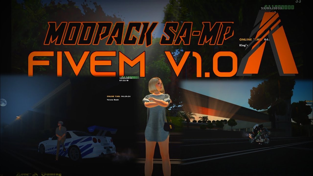 MODPACK SAMP FIVEM HIGH GRAFIK COCOK BUAT RP PC VERSION - YouTube