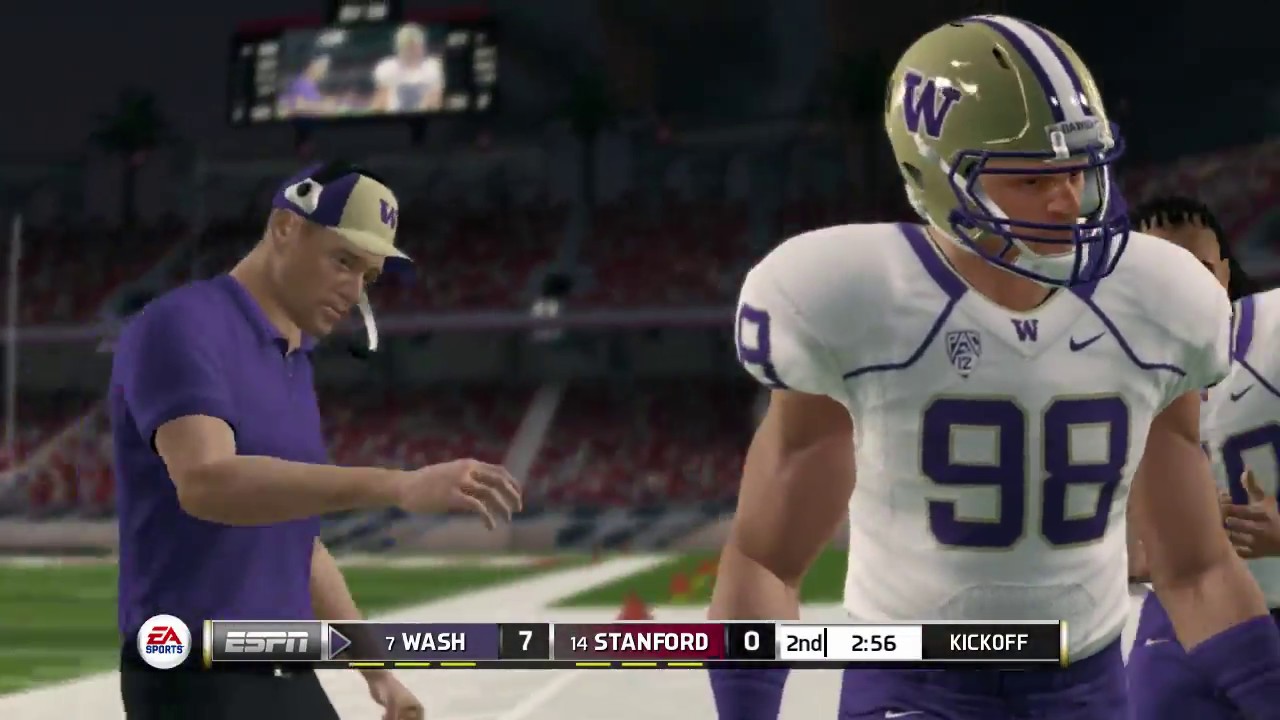 NCAA Football 14 Season 2017 2018 Washington Huskies vs Stanford ...