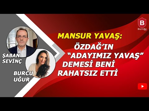 MANSUR YAVAŞ'TAN ÖZDAĞ'A TEPKİ: BENİ RAHATSIZ ETTİ! // Şaban Sevinç ve Burcu Uğur
