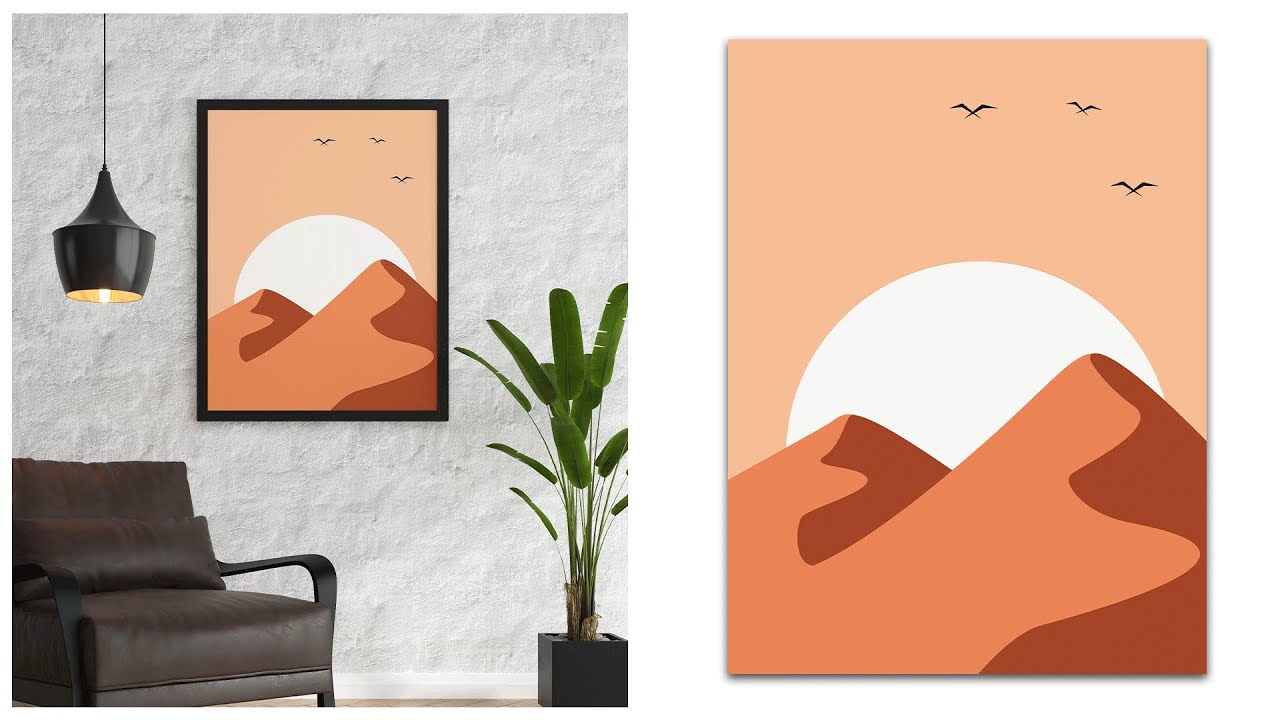 HOW TO CREATE easy Vector ART using Adobe Illustrator | #illustration # ...