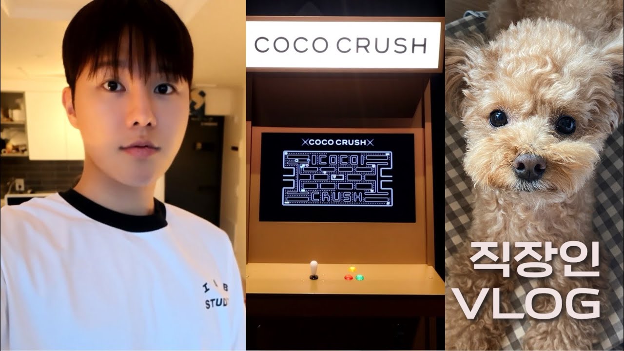 남자 직장인 일상 Vlog💭 성수 샤넬 코코크러쉬 팝업 네잎클로버 아이앱 스튜디오 링거티 크러쉬배기지 캐리어 생일선물