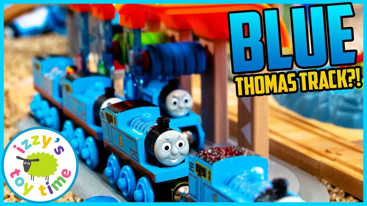 BLUE THOMAS TRACK! With the BRIO Smart Tech Workshop! Fun Toy Trains ...