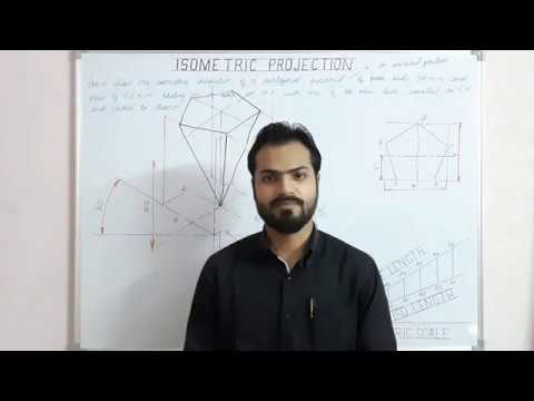 Isometric Projection Of An Inverted Pentagonal Pyramid in Engineering ...