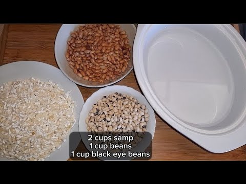 HOW TO COOK SAMP AND BEANS| Traditional meal #traditionalfoodrecipes # ...