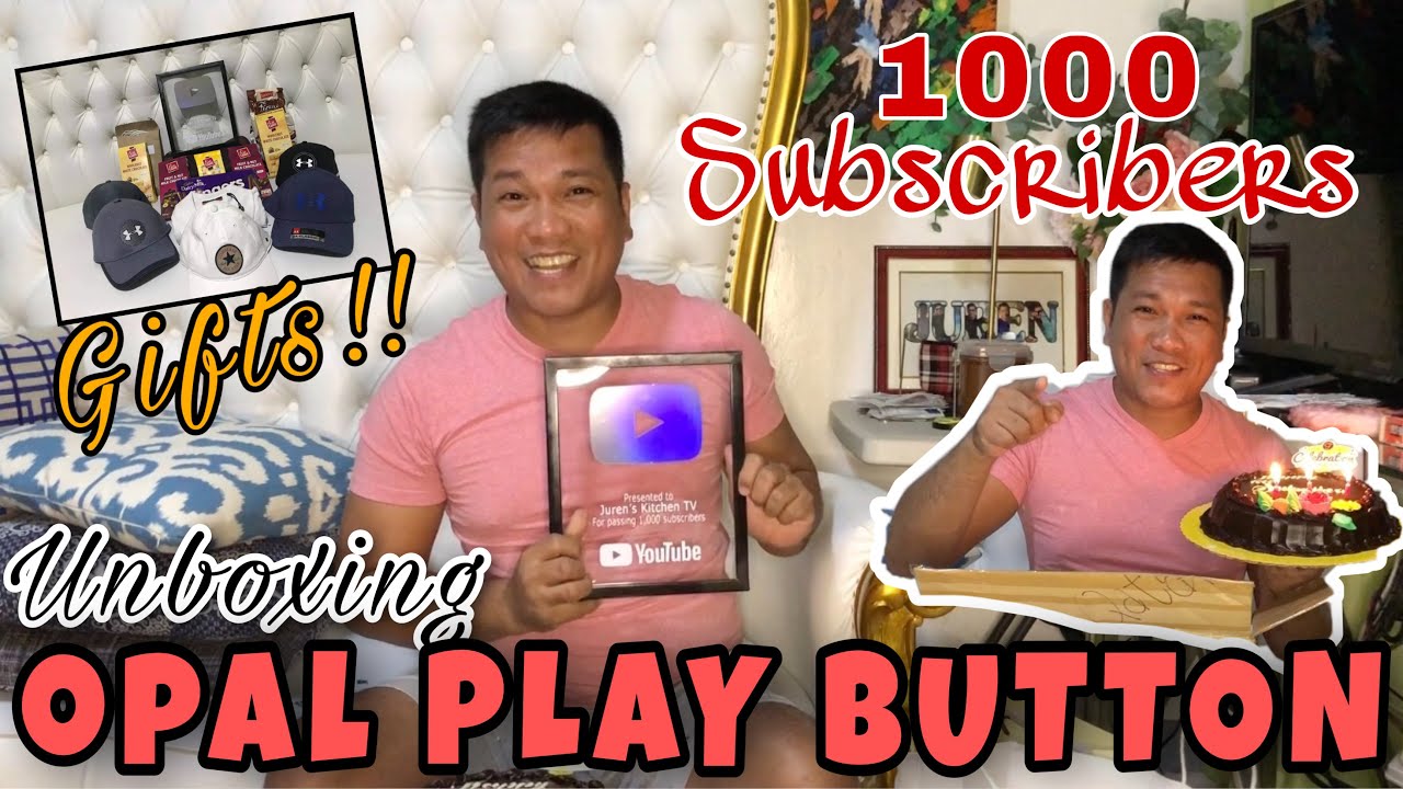 MY OPAL PLAY BUTTON PRANK | 1,000 SUBSCRIBERS | UNBOXING GIFTS ...