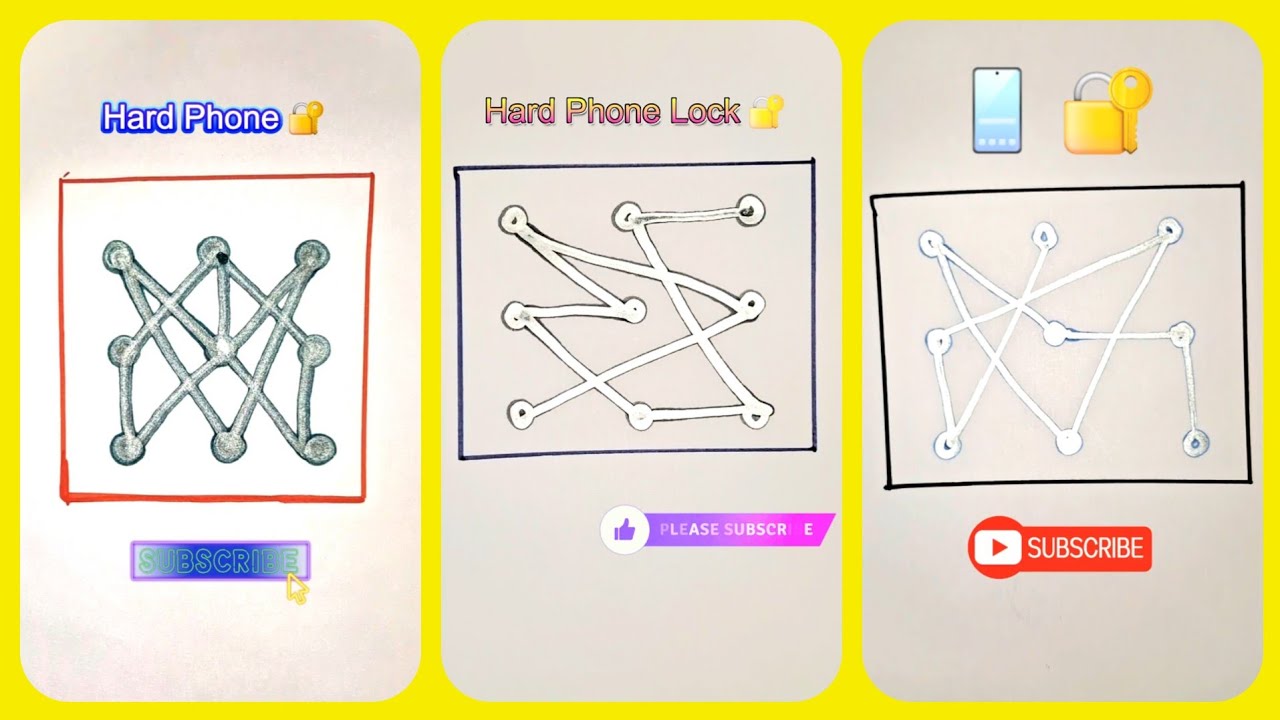 5+Pattern Lock Screen - YouTube