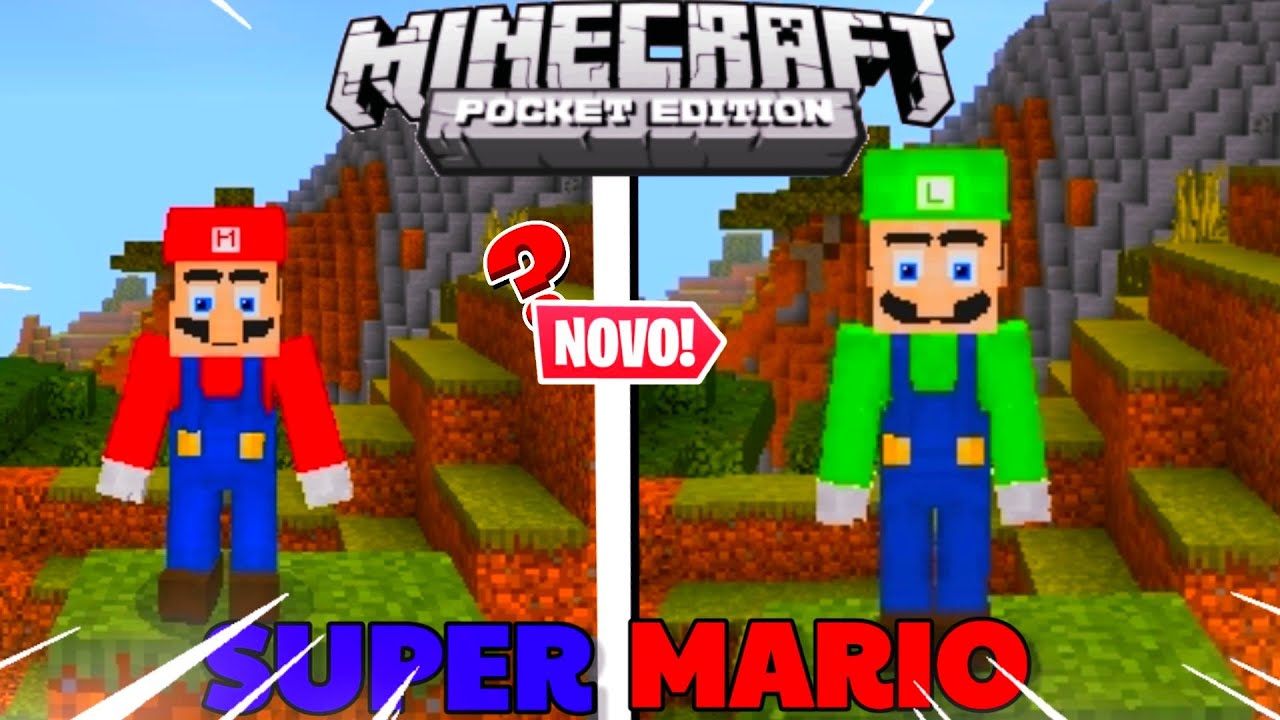 !Melhor addon do Super Mario para minecraft mcpe! - YouTube