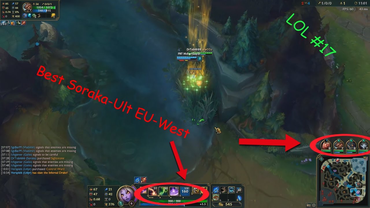 Best Soraka-Ult EU-West LOL #17 - YouTube
