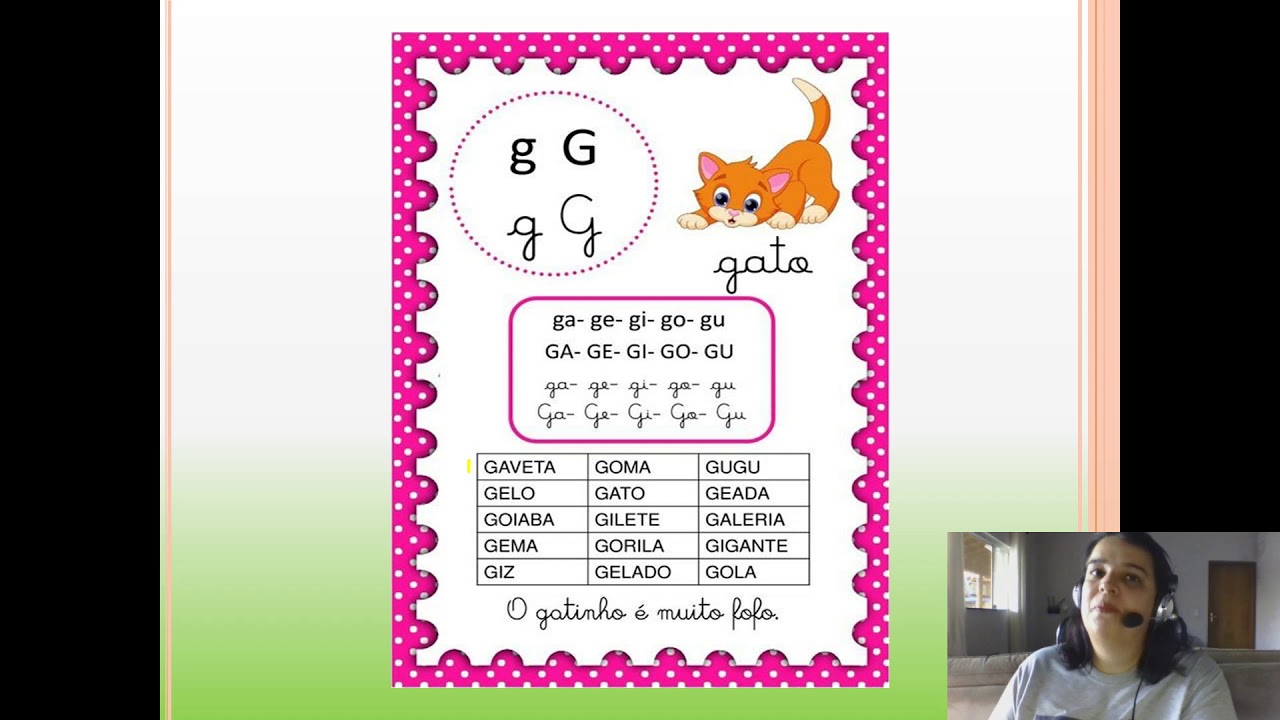 Família Silábica G - YouTube