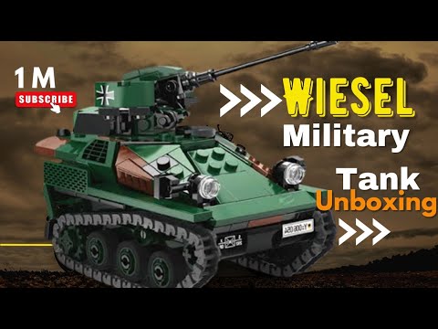 Wiesel Military Tank Unboxing and Review Mini Lego Tank assemble Open ...