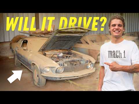 I Resurrected A BARN FIND '69 Mach 1 Mustang! (then crashed it)