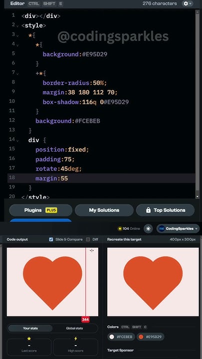 Css Battle Daily Targets Solution September 9 2024 Html Css Coding Shortsfeed Youtube