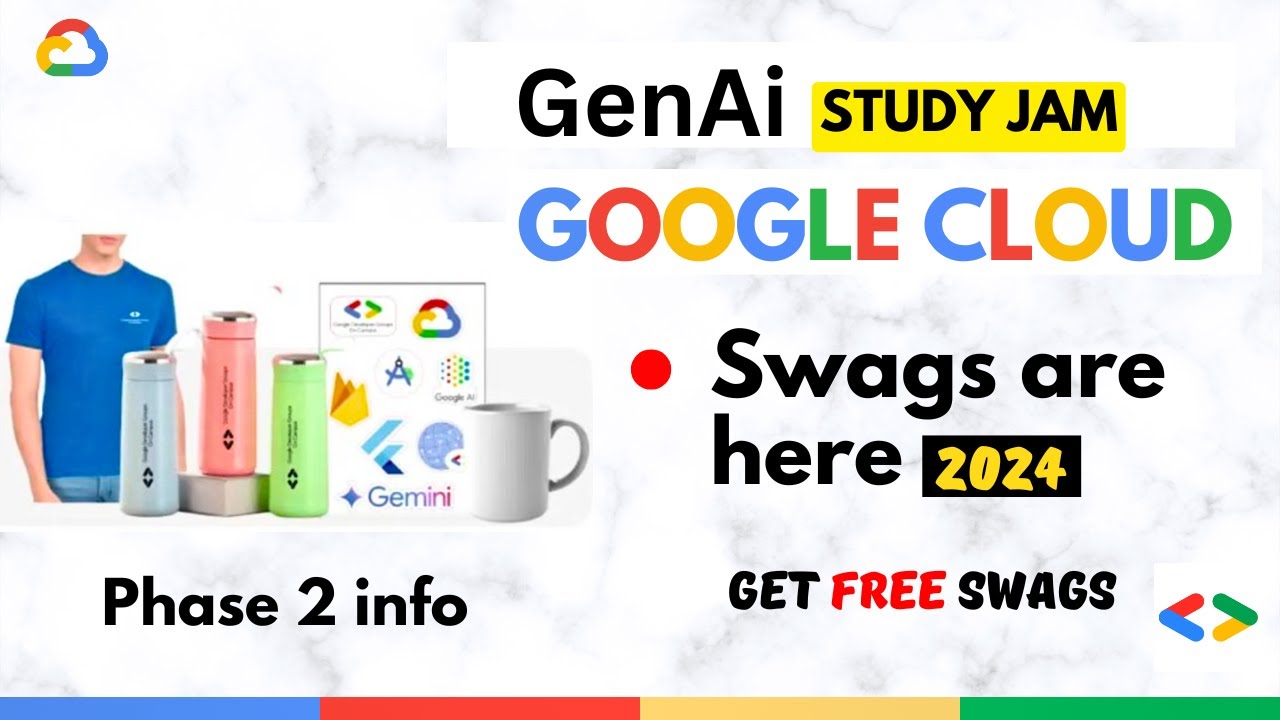 Brand New Google Cloud Swags for Everyone || Learn Google Cloud and get ...