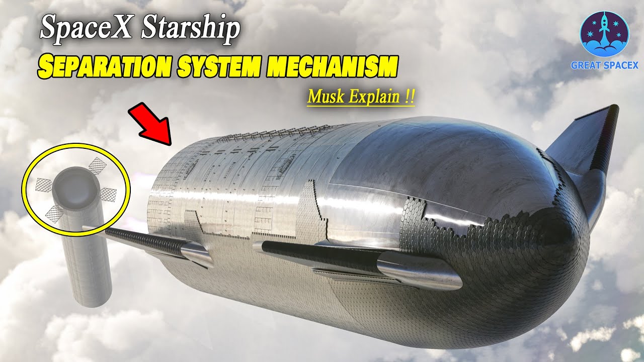 NEW UPDATE!!! Elon Musk Explained The Starship Separation System ...