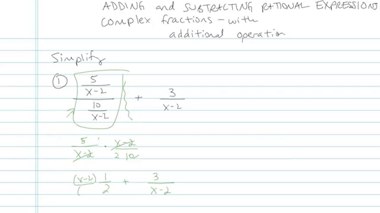 Simplifying Complex Fractions - Problem 4 - YouTube