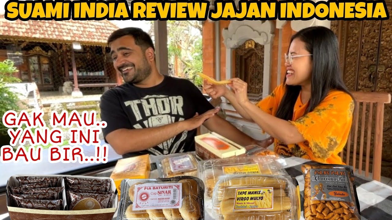 SUAMI REVIEW JAJAN INDONESIA | TAPE BAU BIR - YouTube