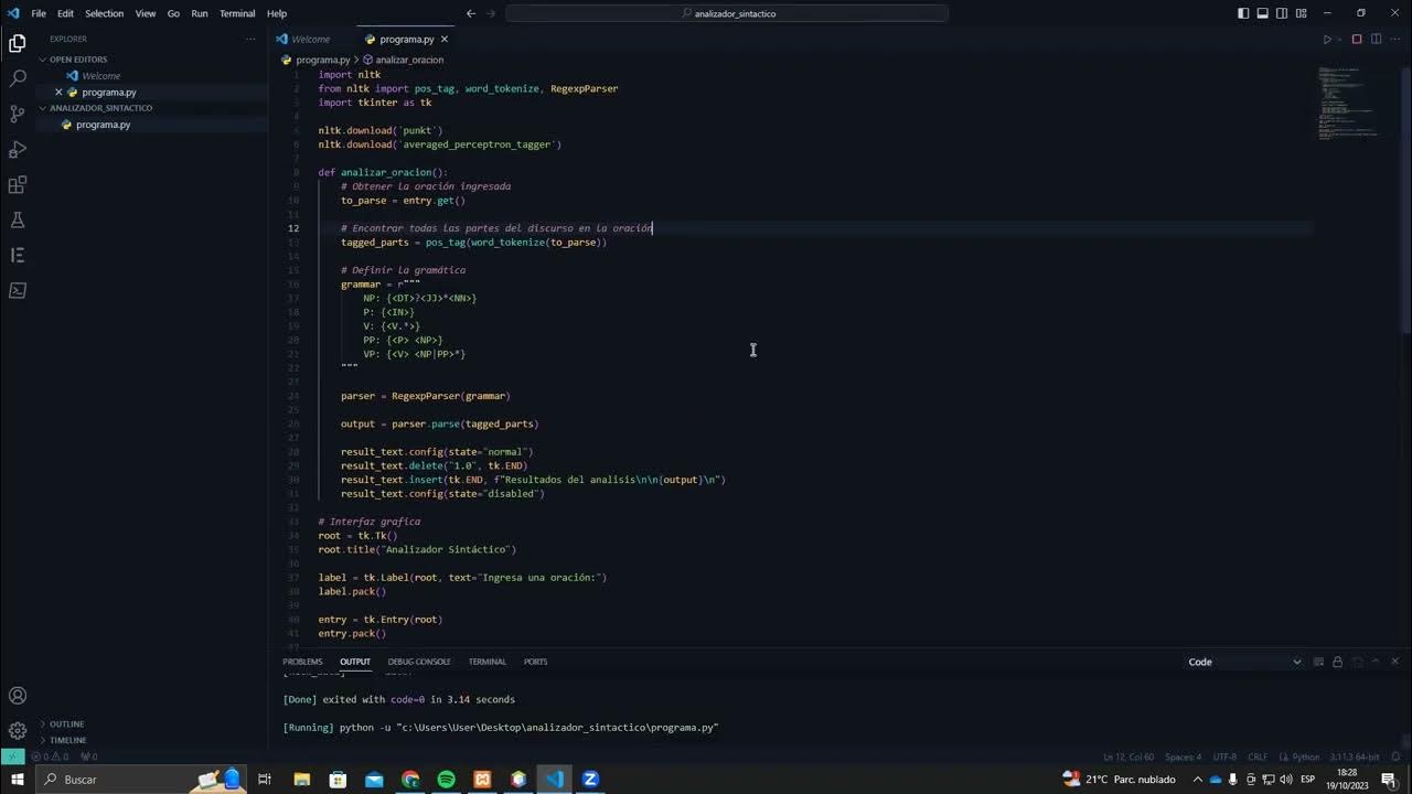 Analizador Sintactico Python - Youtube
