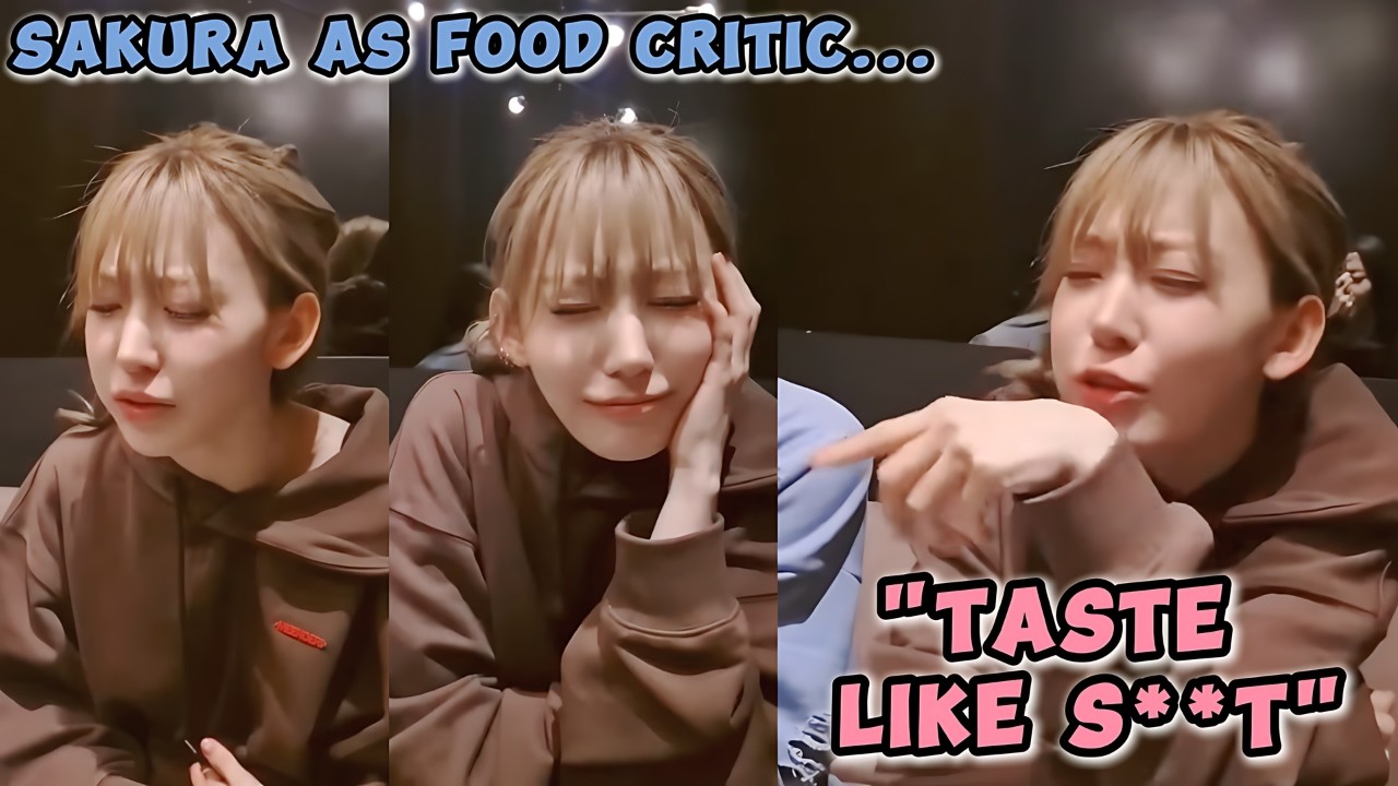 Sakura humorously tries to evaluate their food in Japan 😂🍜🍛🥗 - YouTube