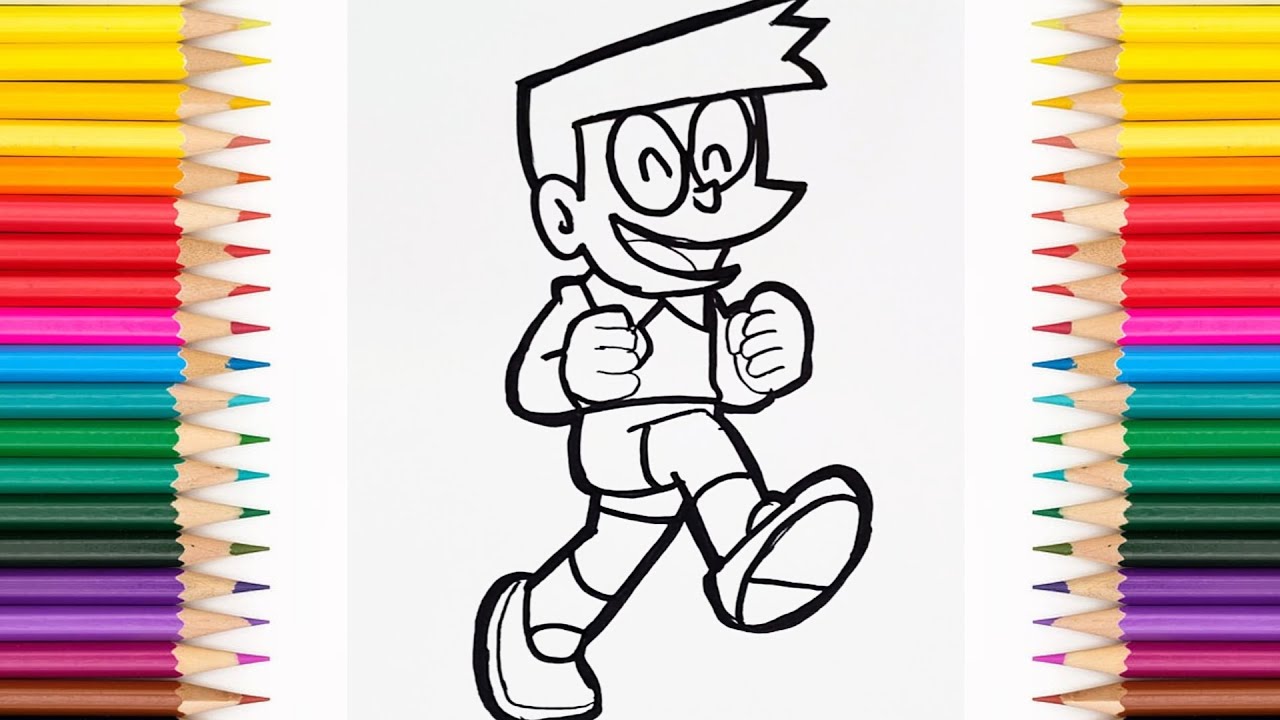 How to draw suneo honekawa easy doremon suneo drawing - YouTube