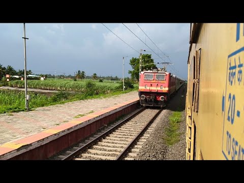 Railfanning at the section of Kolhapur - Miraj junction - YouTube