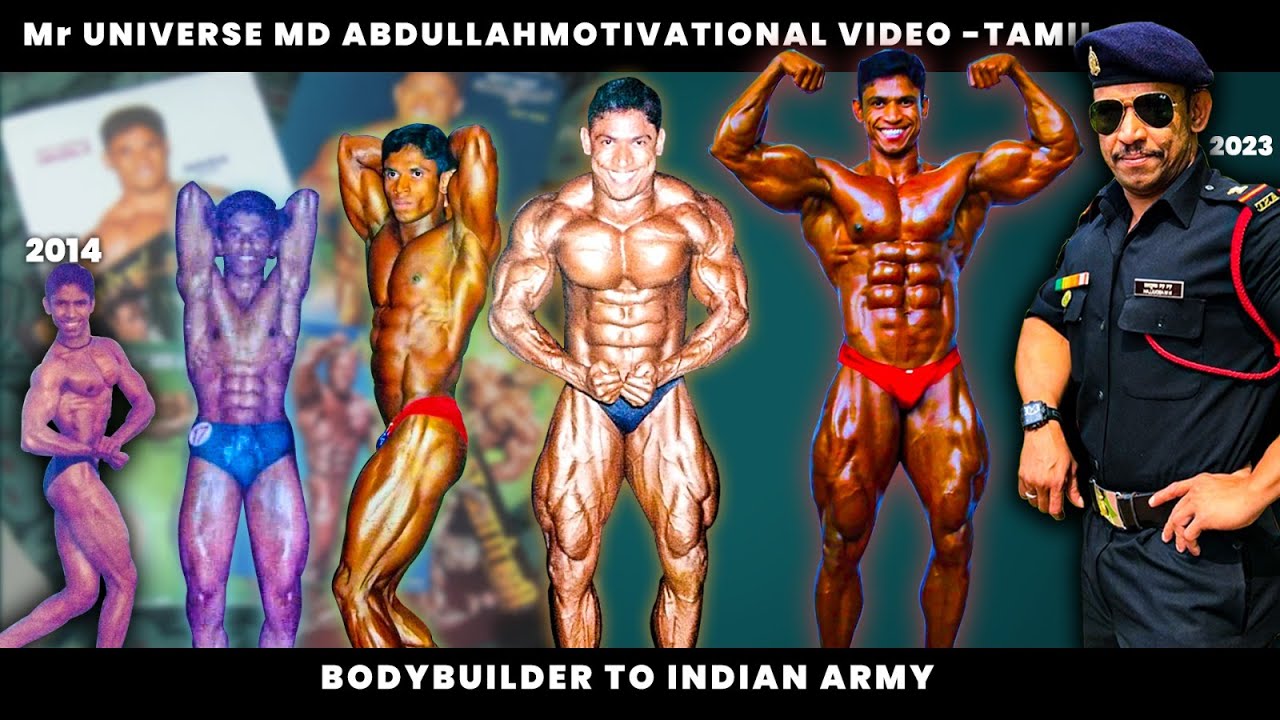 Indian Army Bodybuilding and MR universe MD Abdullah Vlog - 6 Tamil - YouTube
